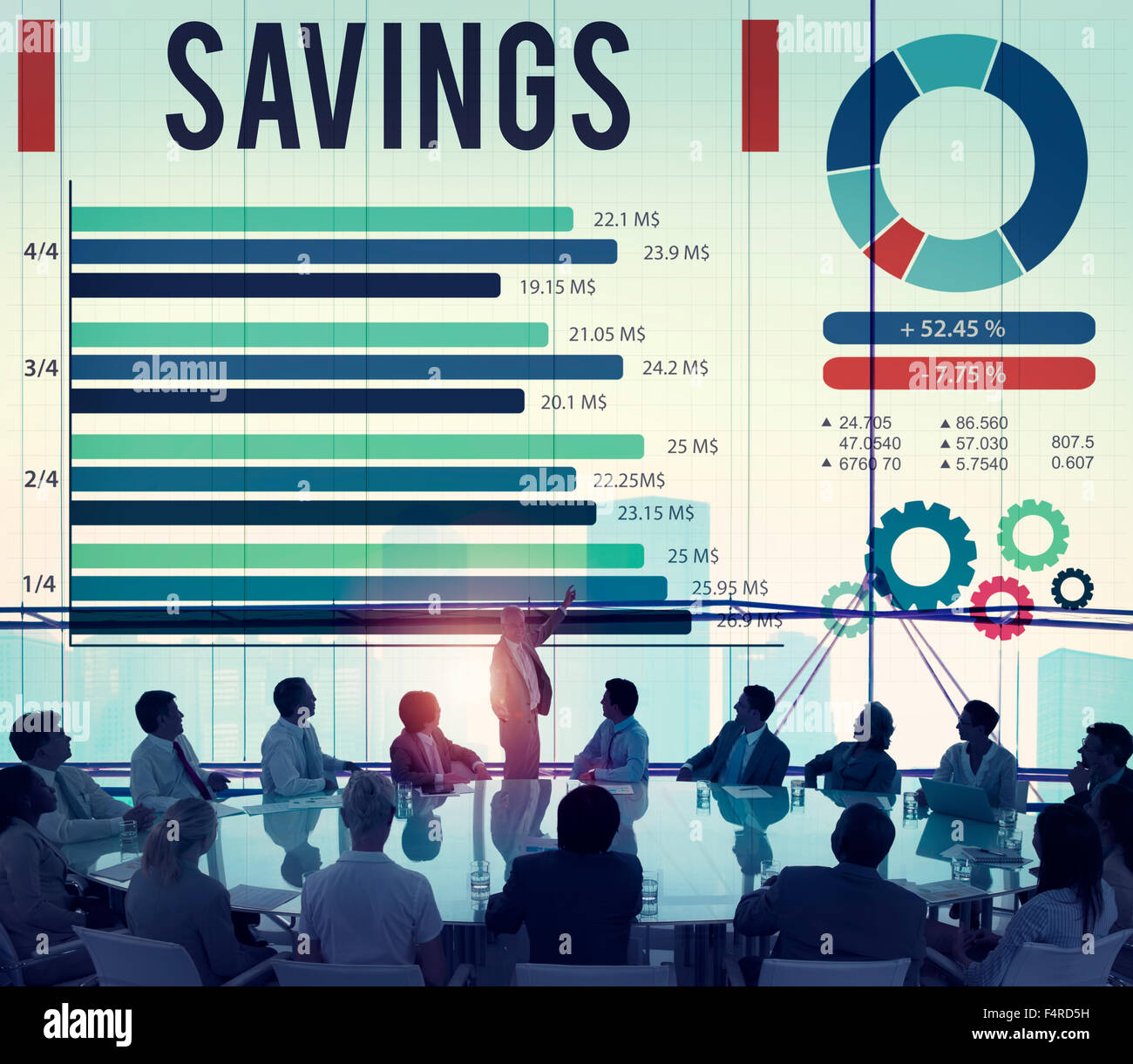Savings Finance BudgetEconomy Money Save Concept Stock Photo - Alamy