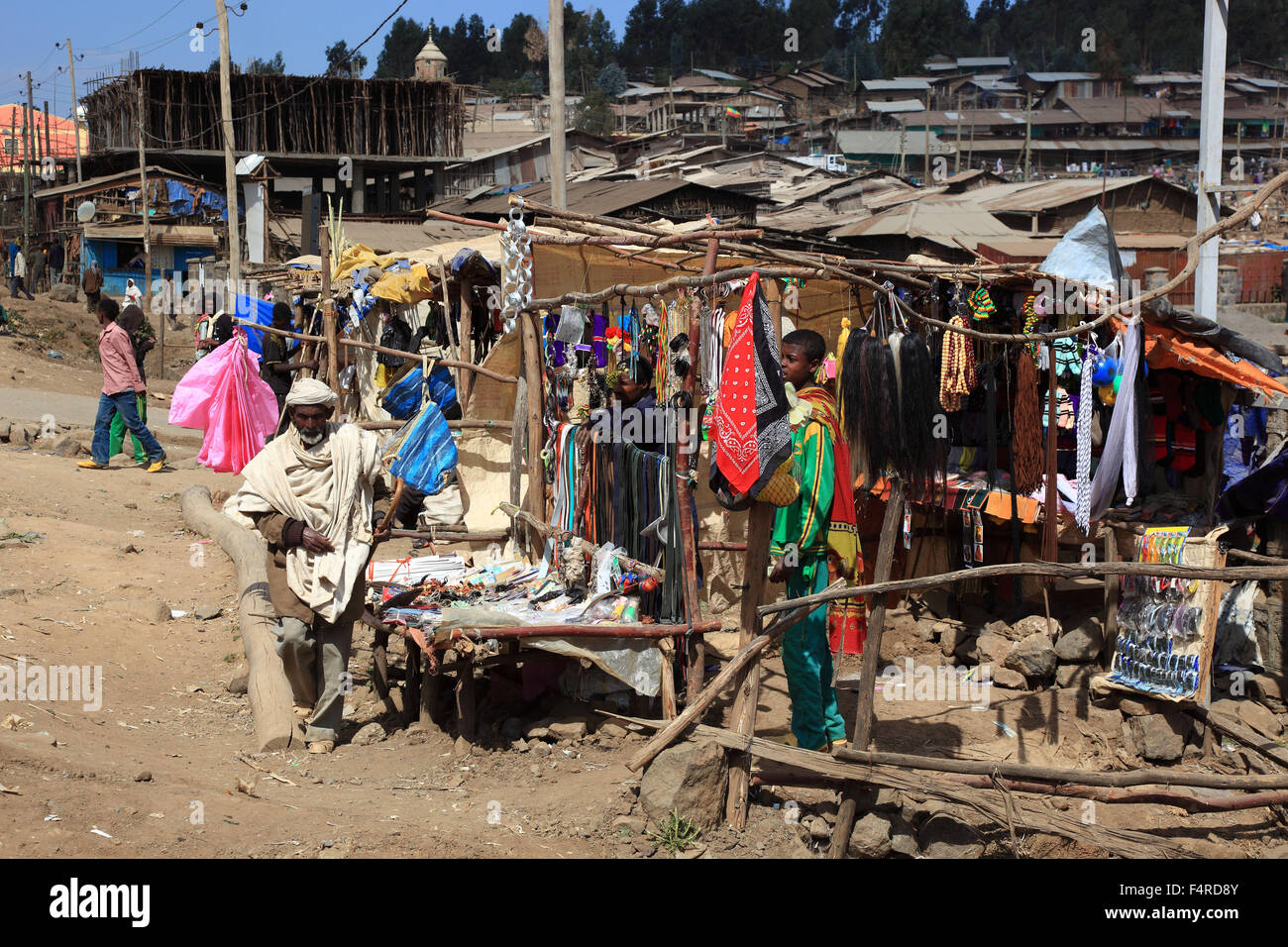 In the highlands of Abyssinia, in the Semien Mountains, Semien ...
