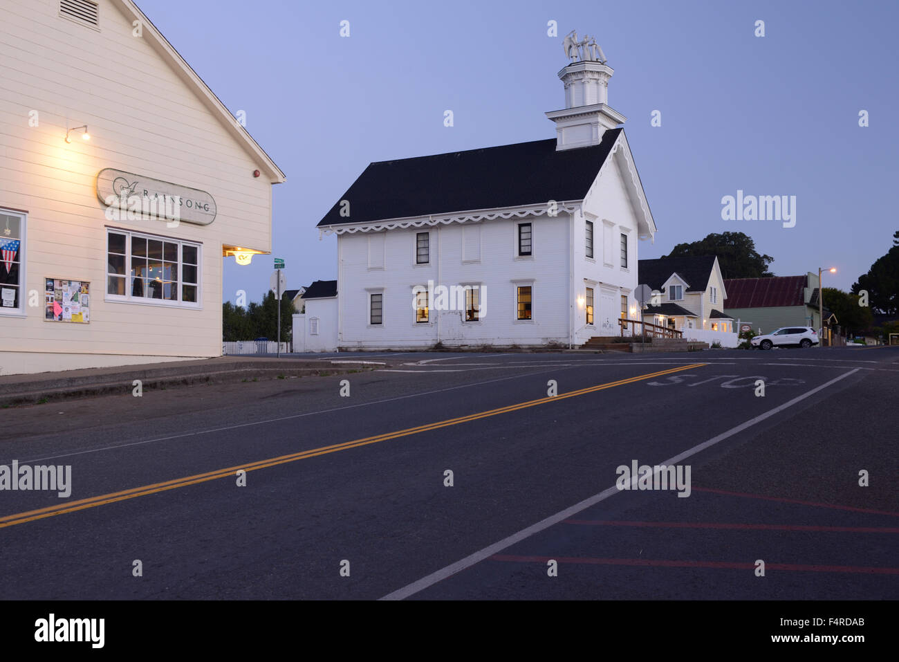 Small town america buildings hi-res stock photography and images - Alamy