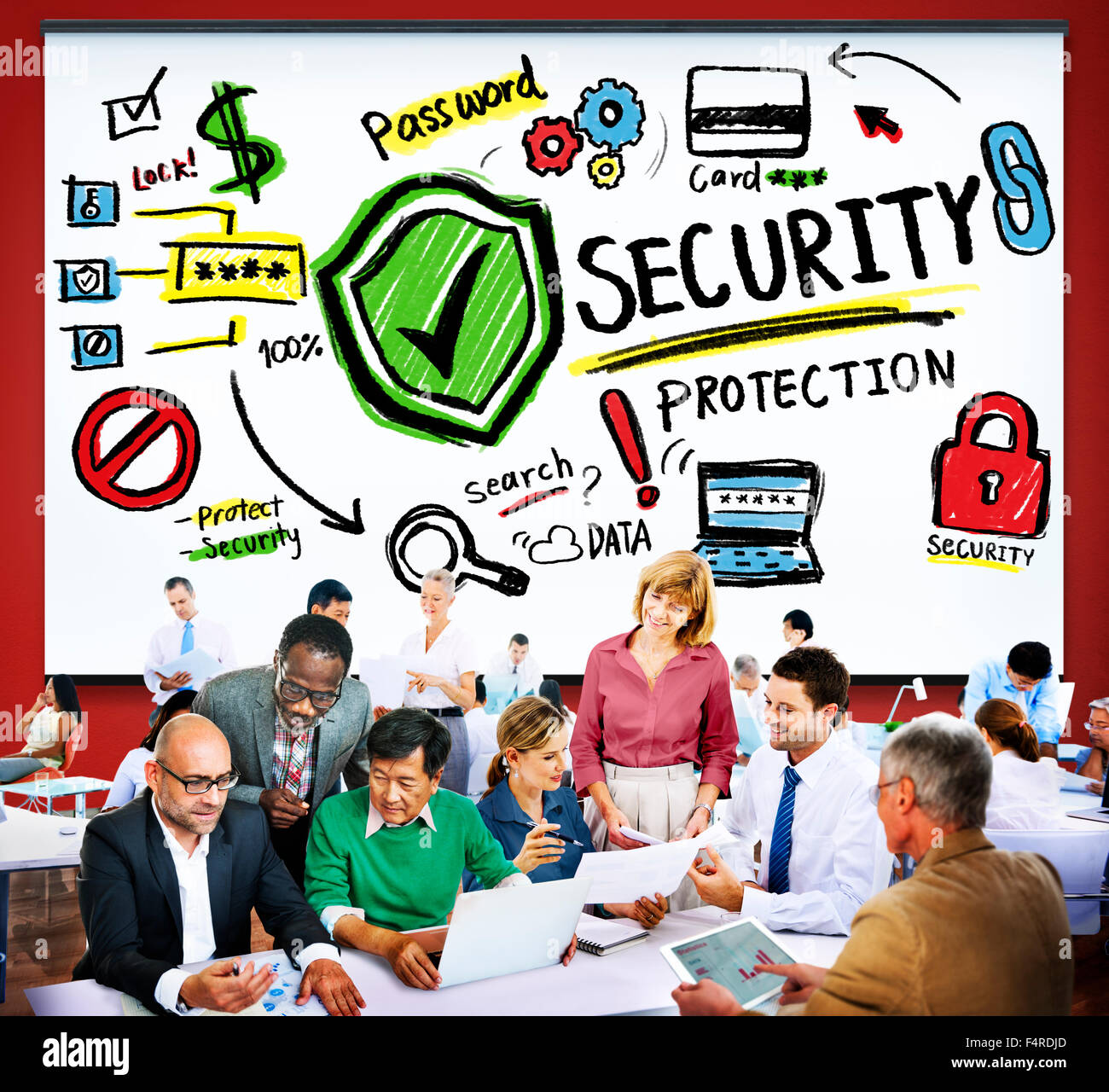 Security Shield Protection Privacy Network Concept Stock Photo - Alamy