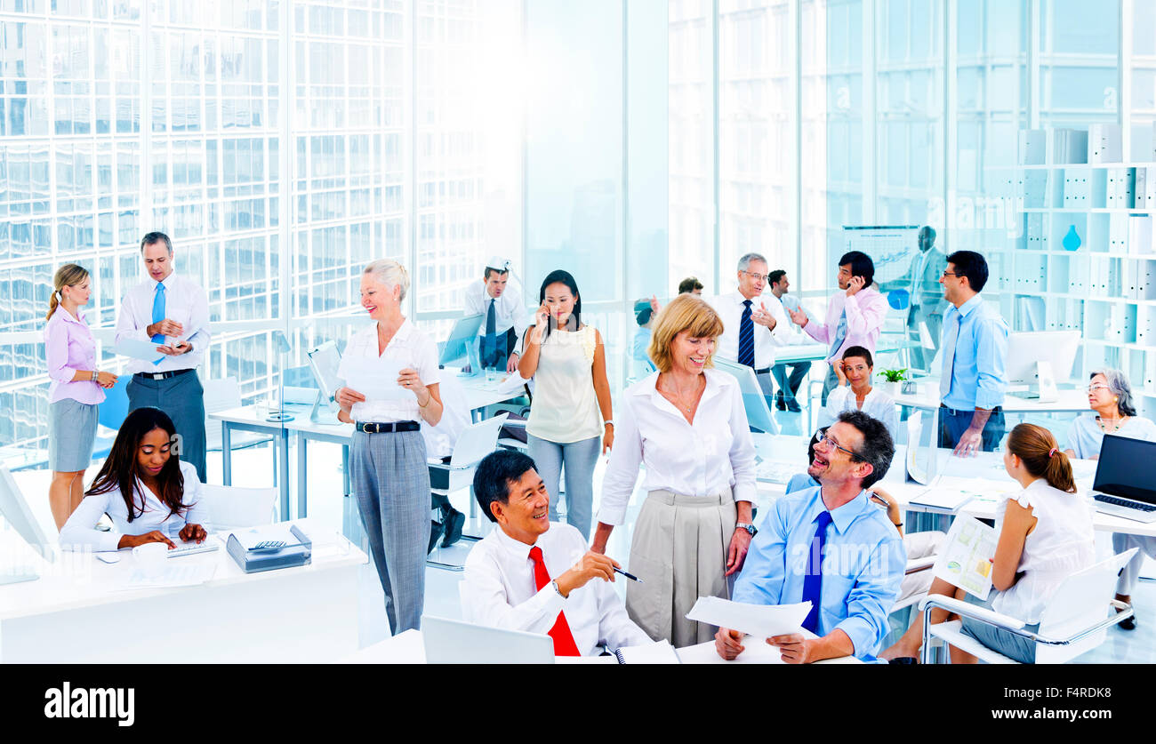 Collaboration Colleagues Corporate Cooperation Concept Stock Photo - Alamy