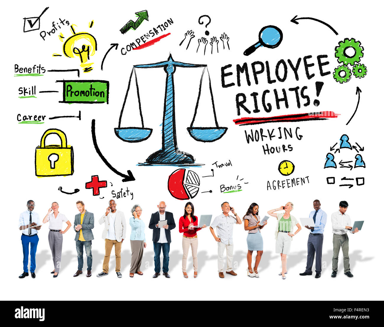 Employee Rights Employment Equality Job Business Technology Concept Stock Photo - Alamy