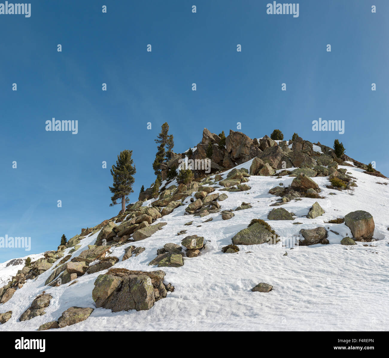Switzerland, Europe, Graubünden, Grisons, landscape, winter, snow, ice ...