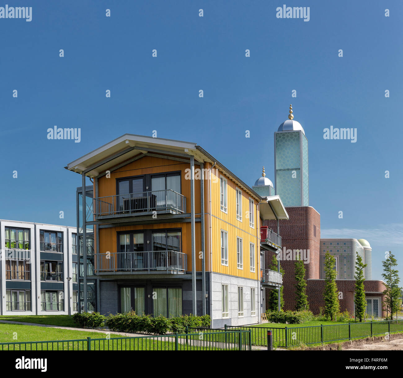 Netherlands, Holland, Europe, church, monastery, summer, Mosque, Almere ...