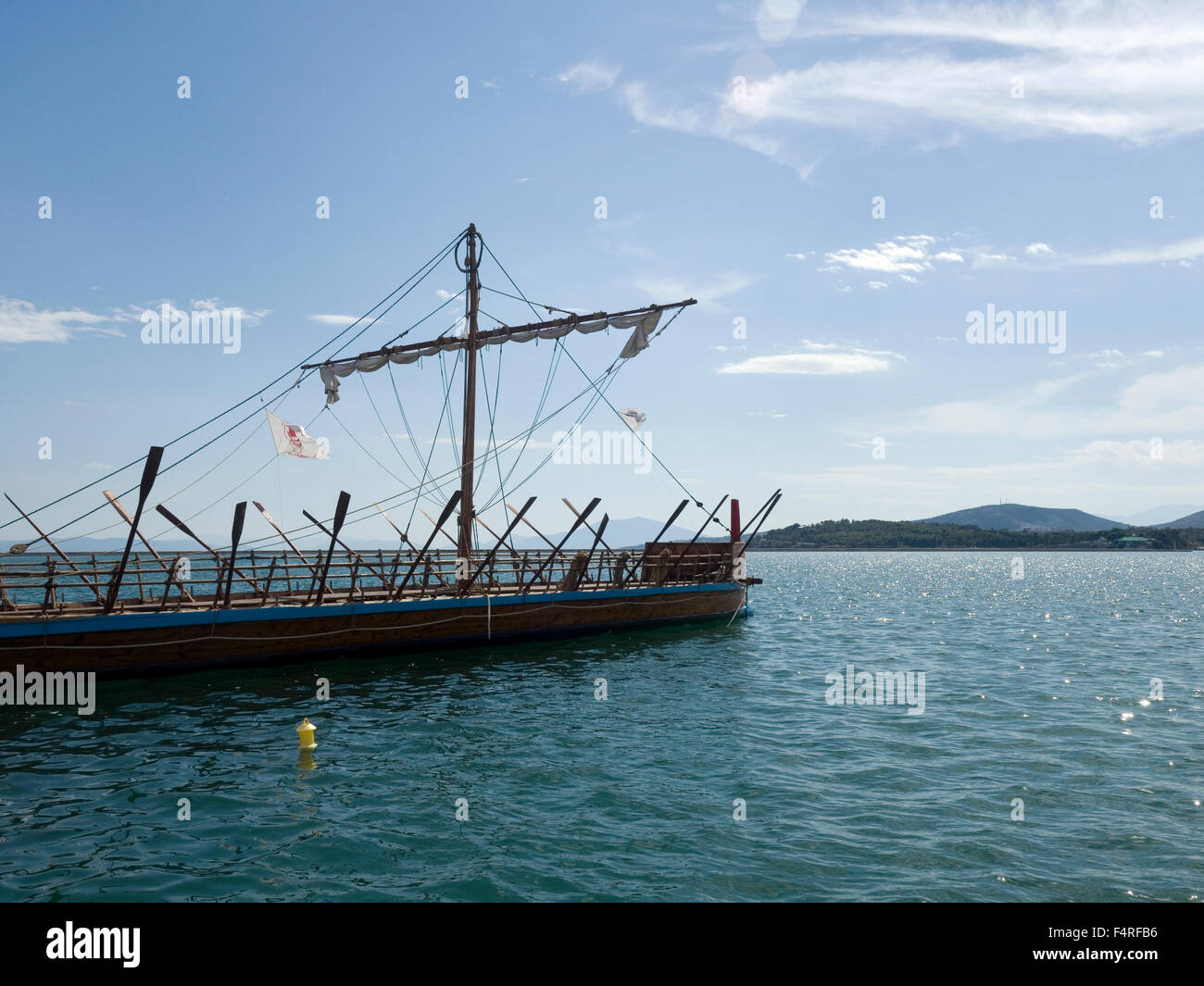 Replica of Argo, a prehistoric vessel of the 15th century BC, Volos, Greece Stock Photo - Alamy