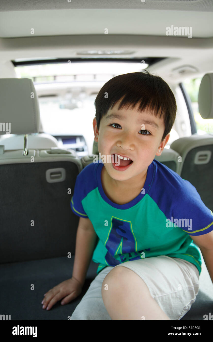 Indian boy by car hi-res stock photography and images - Alamy
