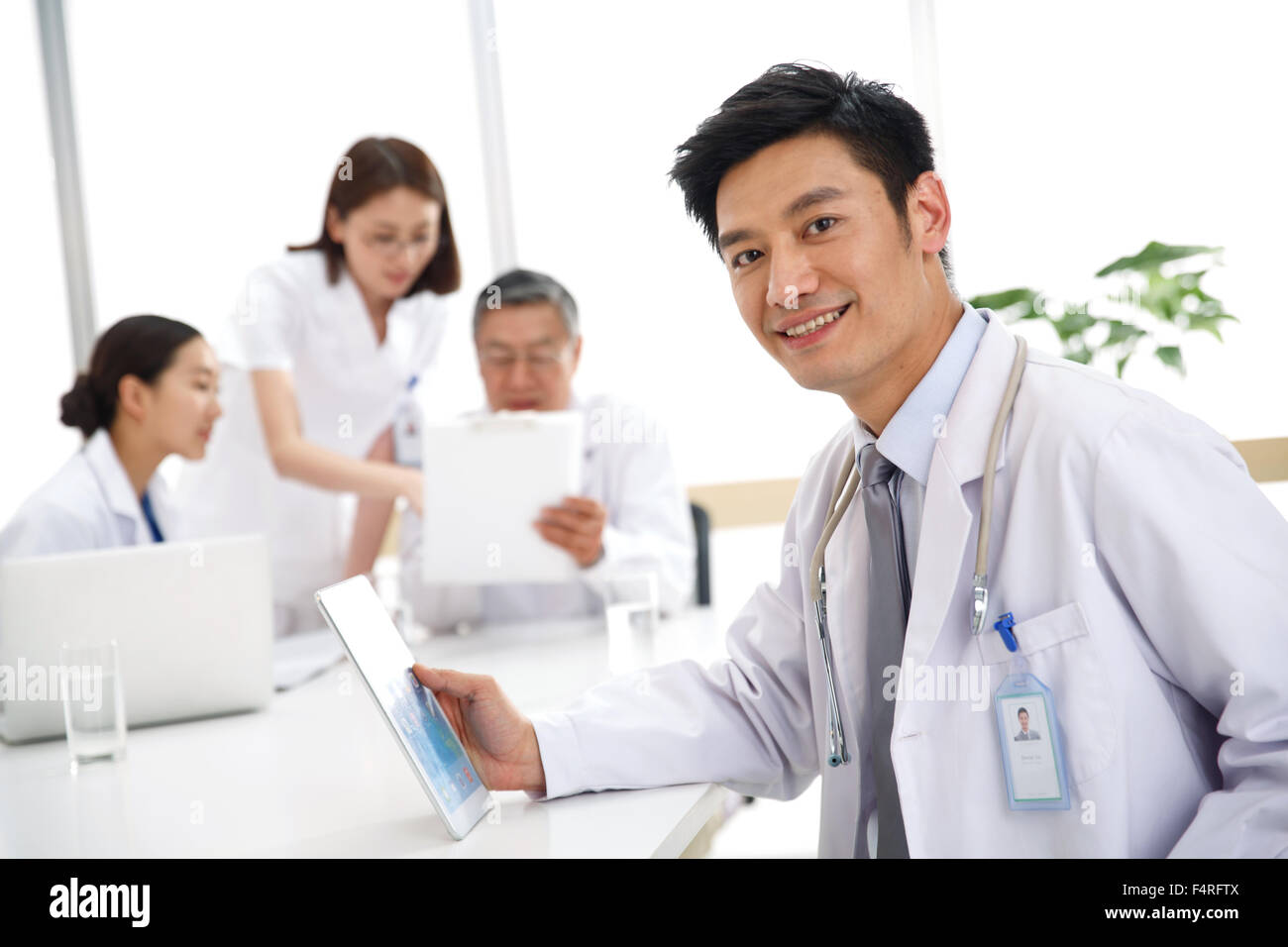 Medical workers in the Office Stock Photo - Alamy