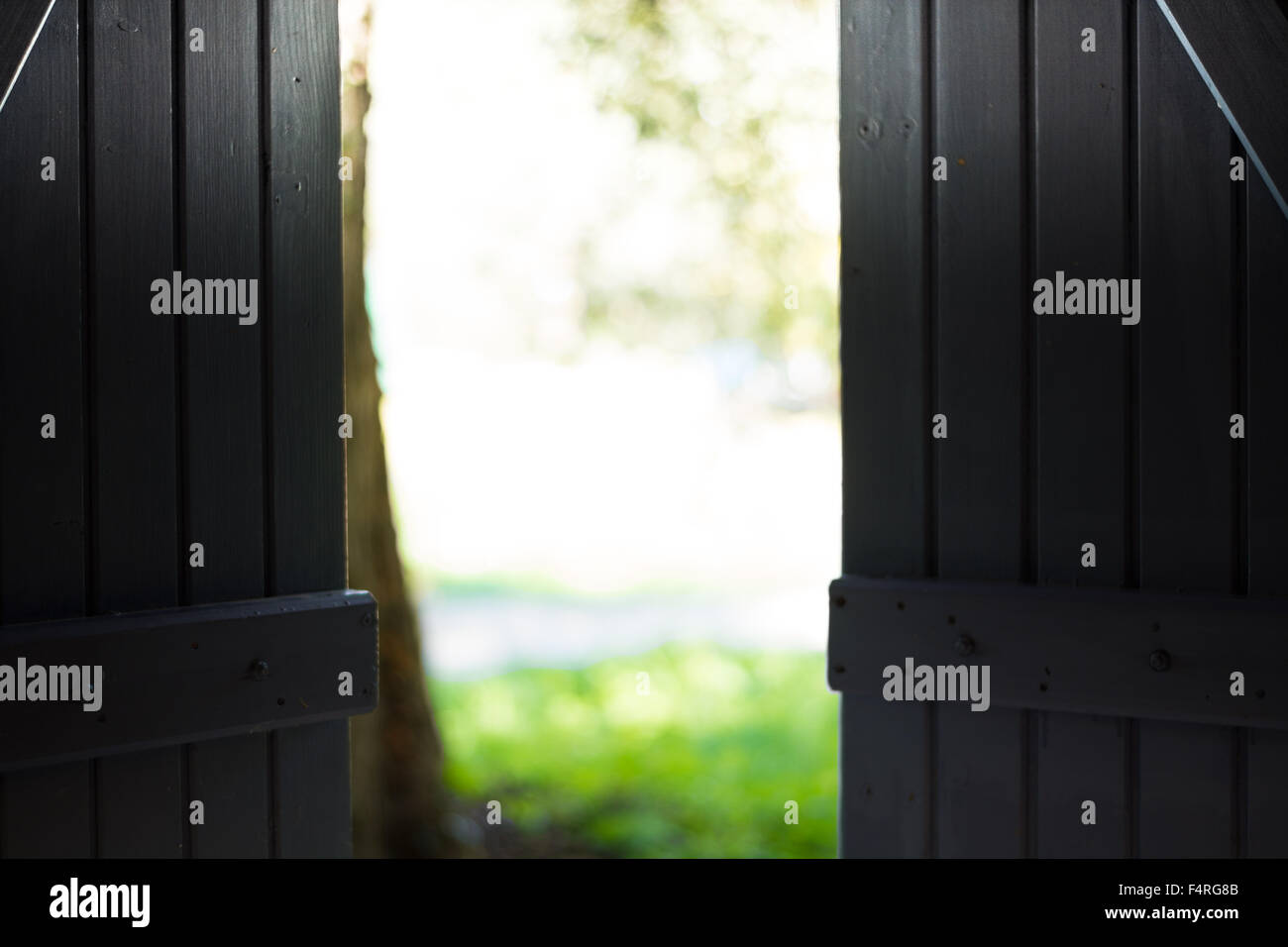 shutter open on a Mediterranean garden Stock Photo - Alamy