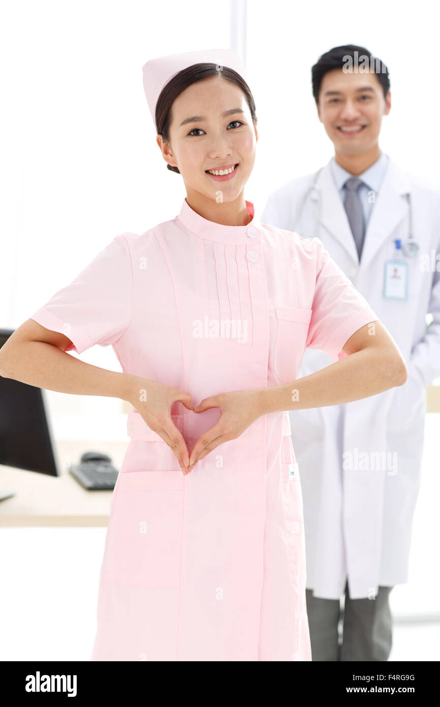 Health care workers in the Office Stock Photo - Alamy