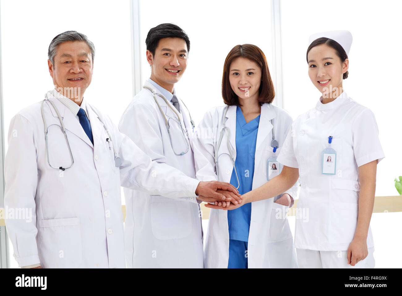 Health care workers united Stock Photo - Alamy