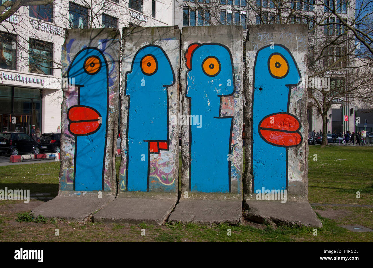 Berlin, Germany, Europe, Leipzig square, building, construction, wall ...