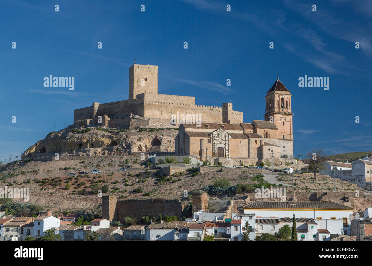 Alcaudete, town, Andalusia, Jaen, Landscape, Spain, Europe, Spring ...