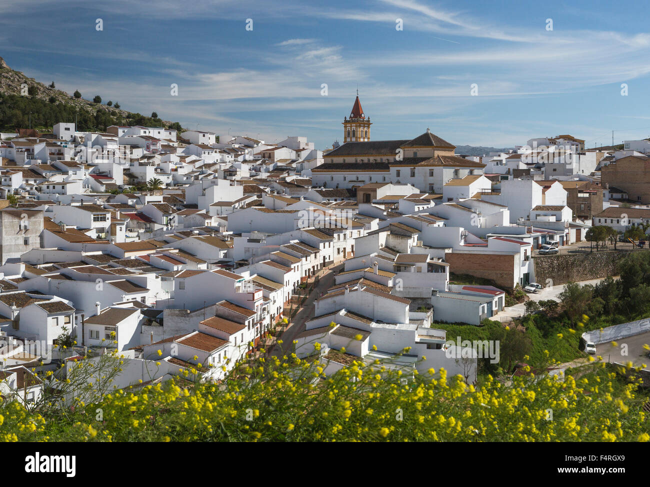 Andalusia, Region, Landscape, Malaga province, Spain, Europe, Spring ...