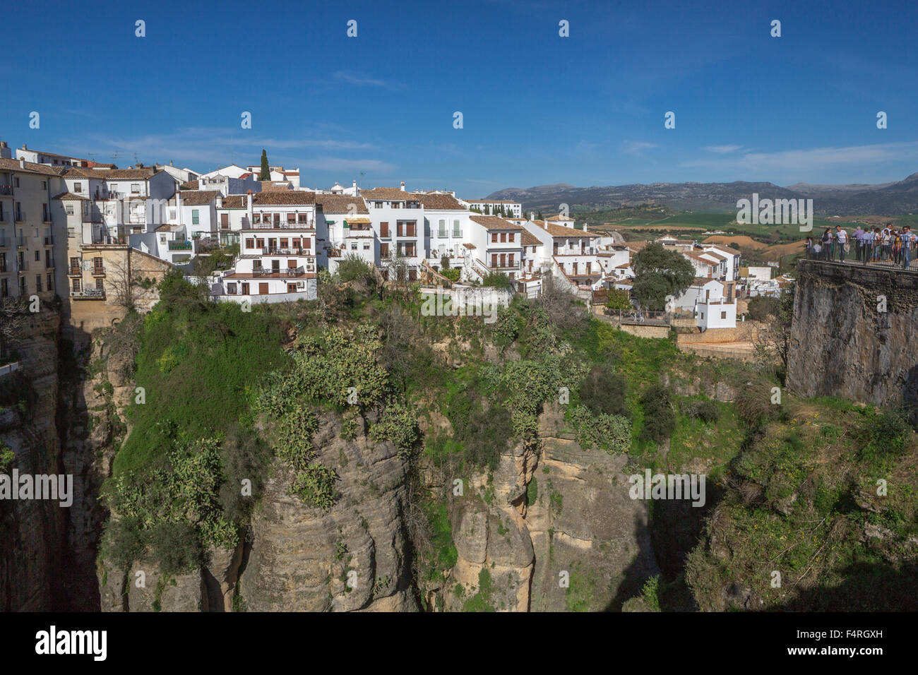 Andalusia, Region, Landscape, Malaga province, Ronda, town, Spain ...