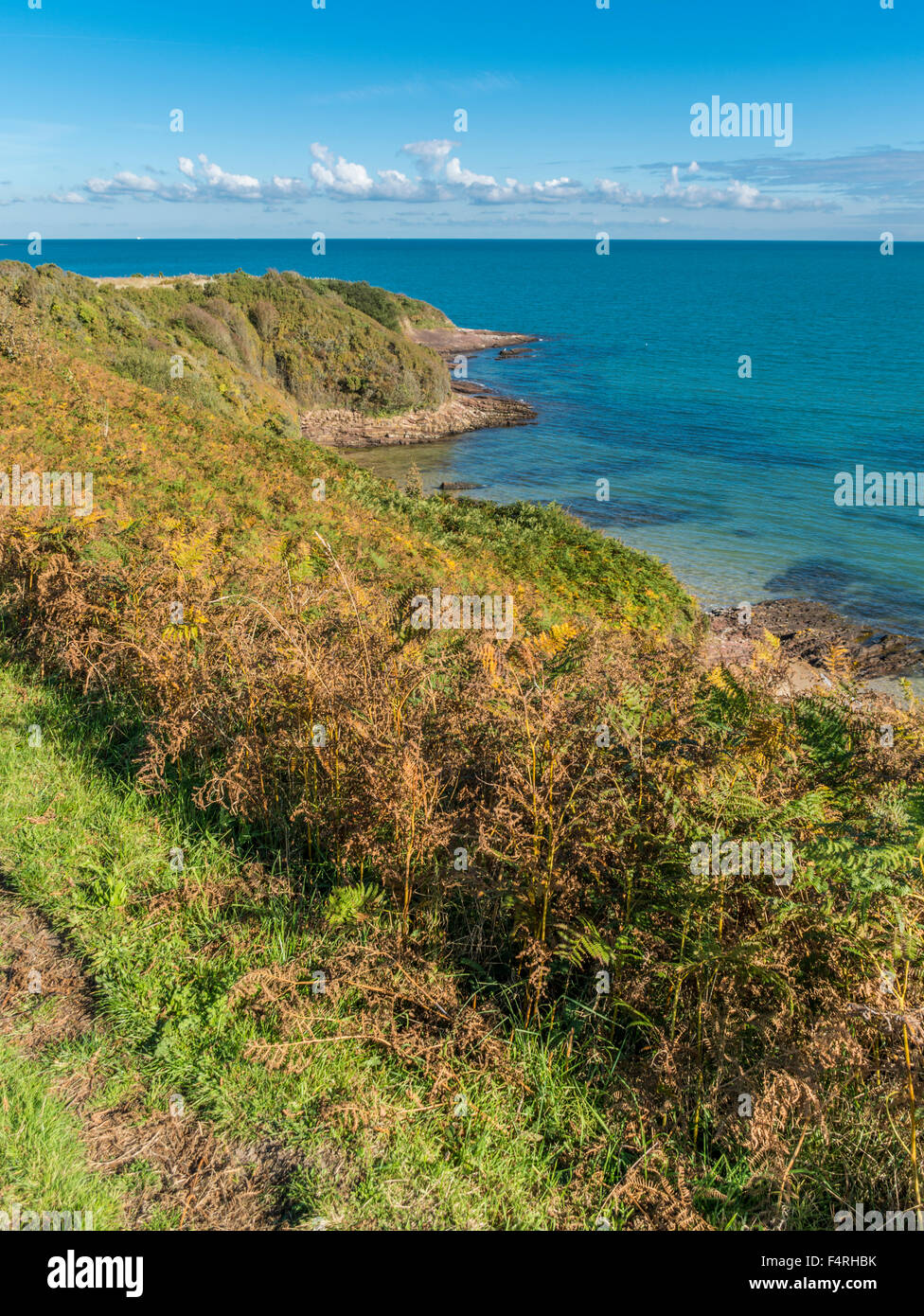 View of Lligwy Bay, Isle of Anglesey, North Wales, UK. Taken on 14th ...