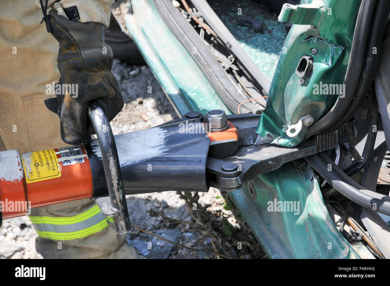 Fire brigade pneumatic tools hi-res stock photography and images - Alamy