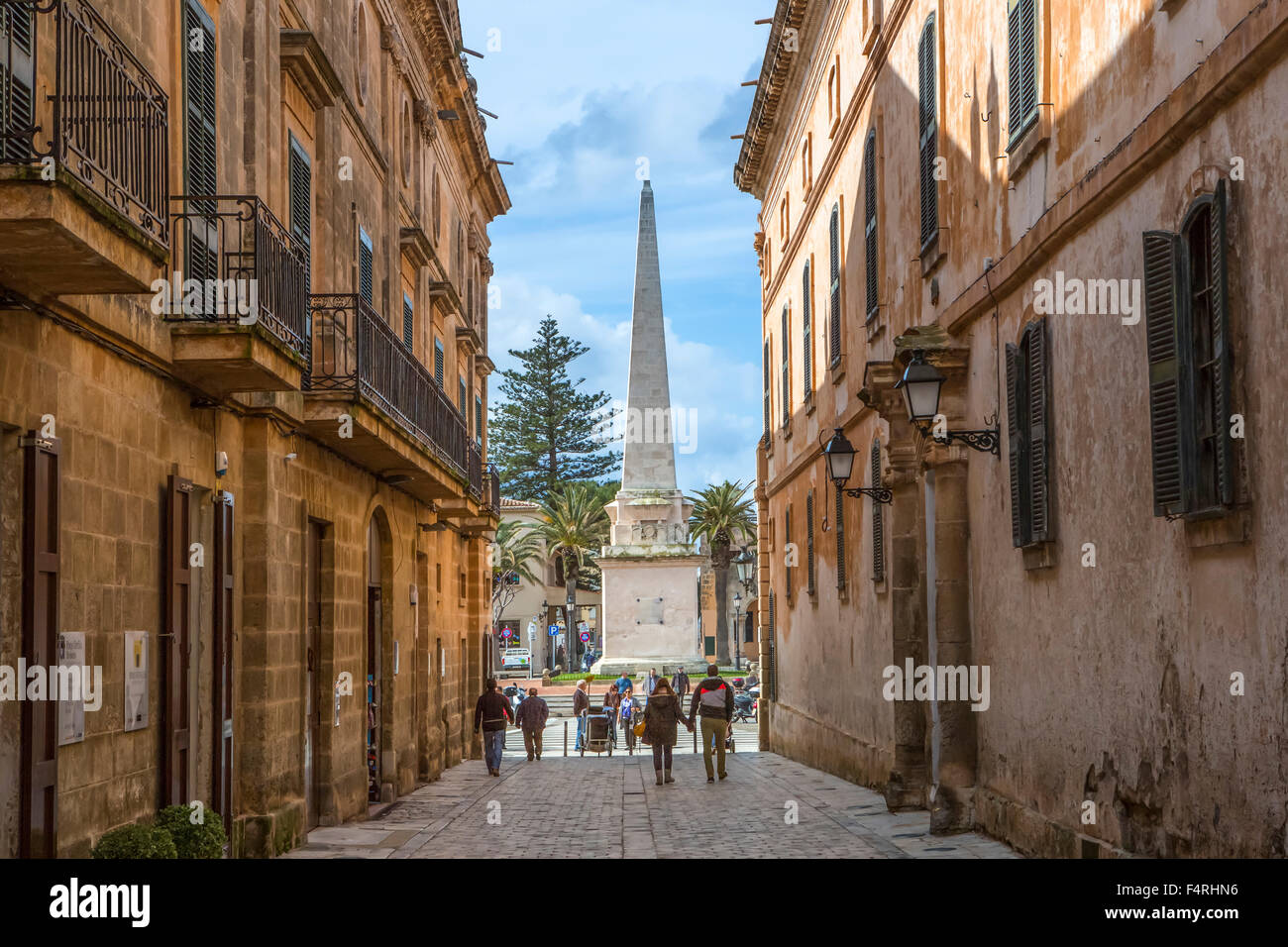 Ciutadella, Menorca, Balearics, architecture, Balearic, down town, main ...