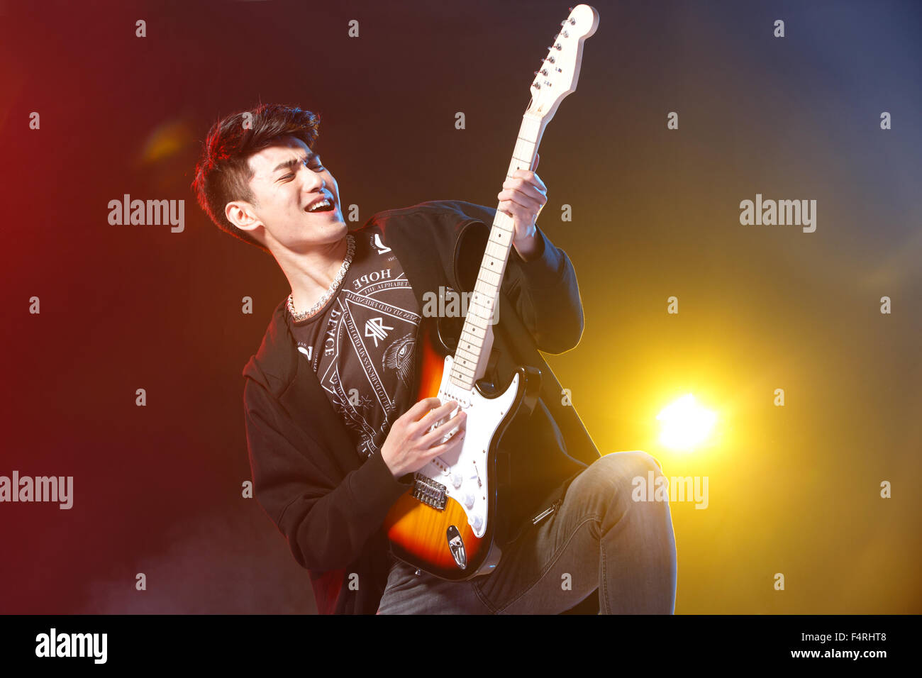 Young man in nightclub bar hi-res stock photography and images - Alamy