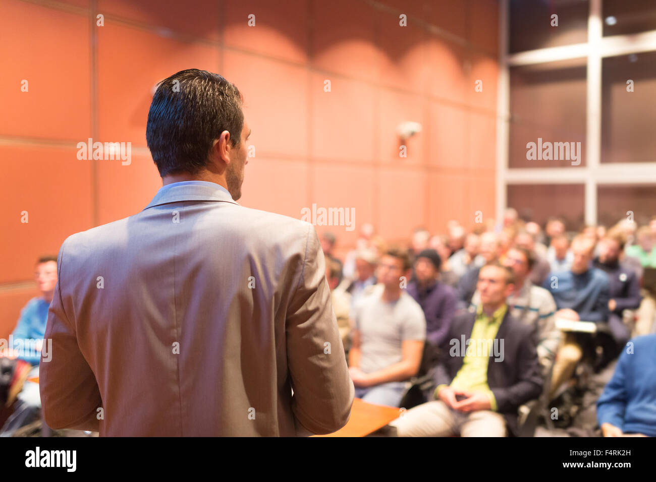 Speaker at Business Conference and Presentation Stock Photo - Alamy