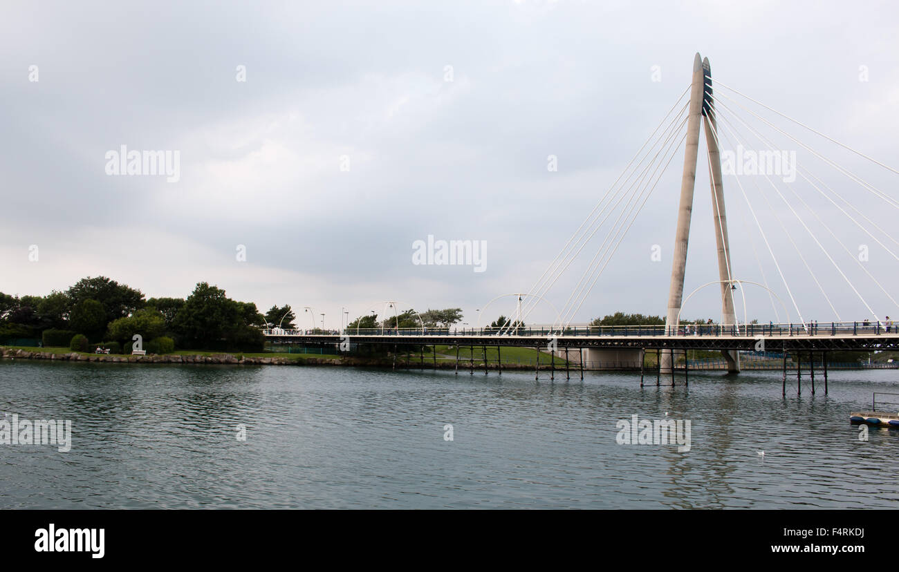 Marine way suspension bridge support hi-res stock photography and ...