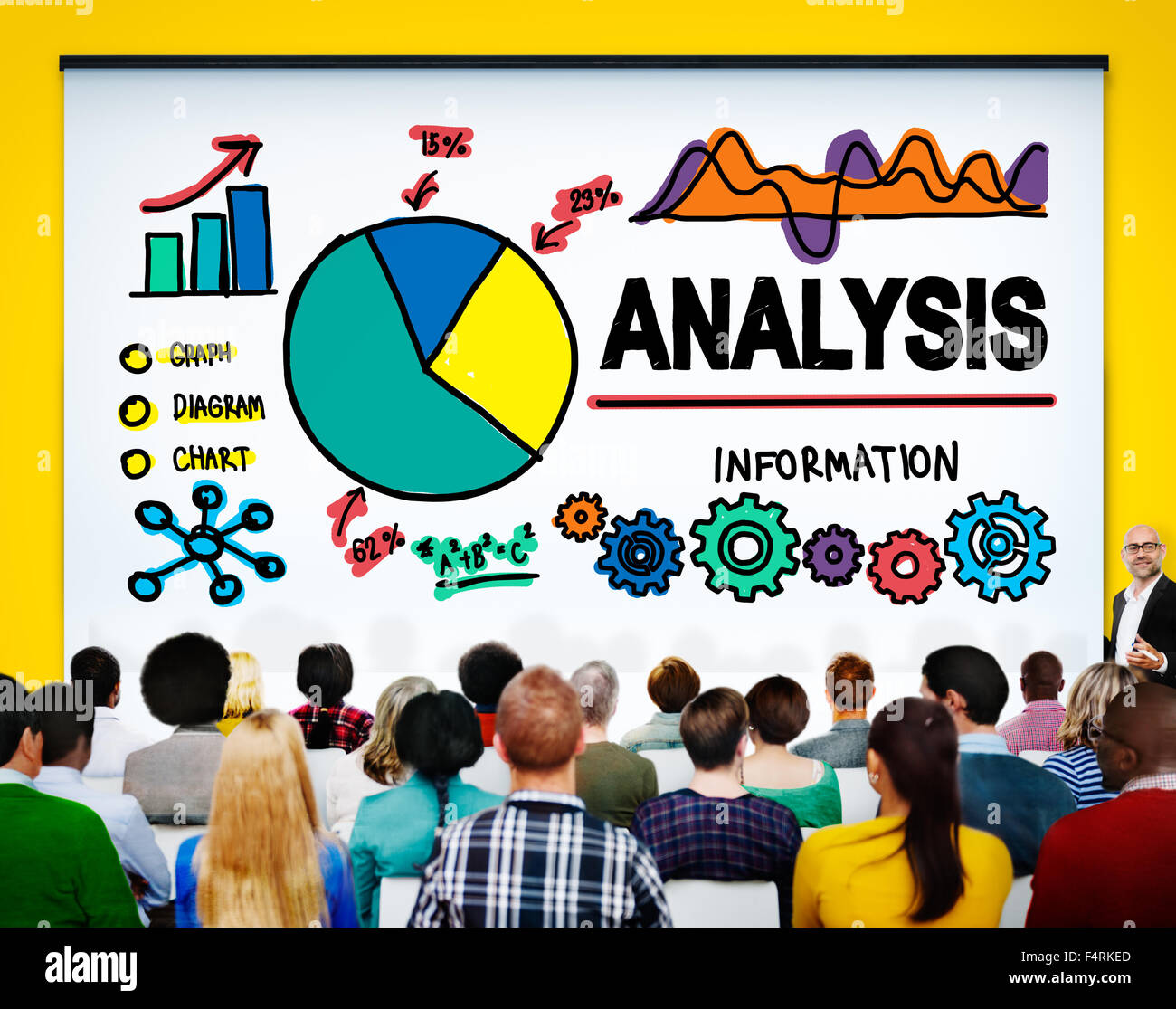 Analysis Analytics Bar graph Chart Data Information Concept Stock Photo ...