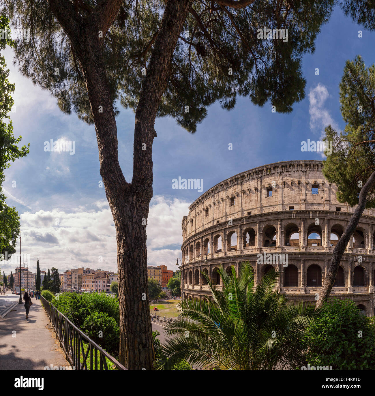 Italy, Europe, Lazio, Rome, Roma, city, village, forest, wood, trees ...