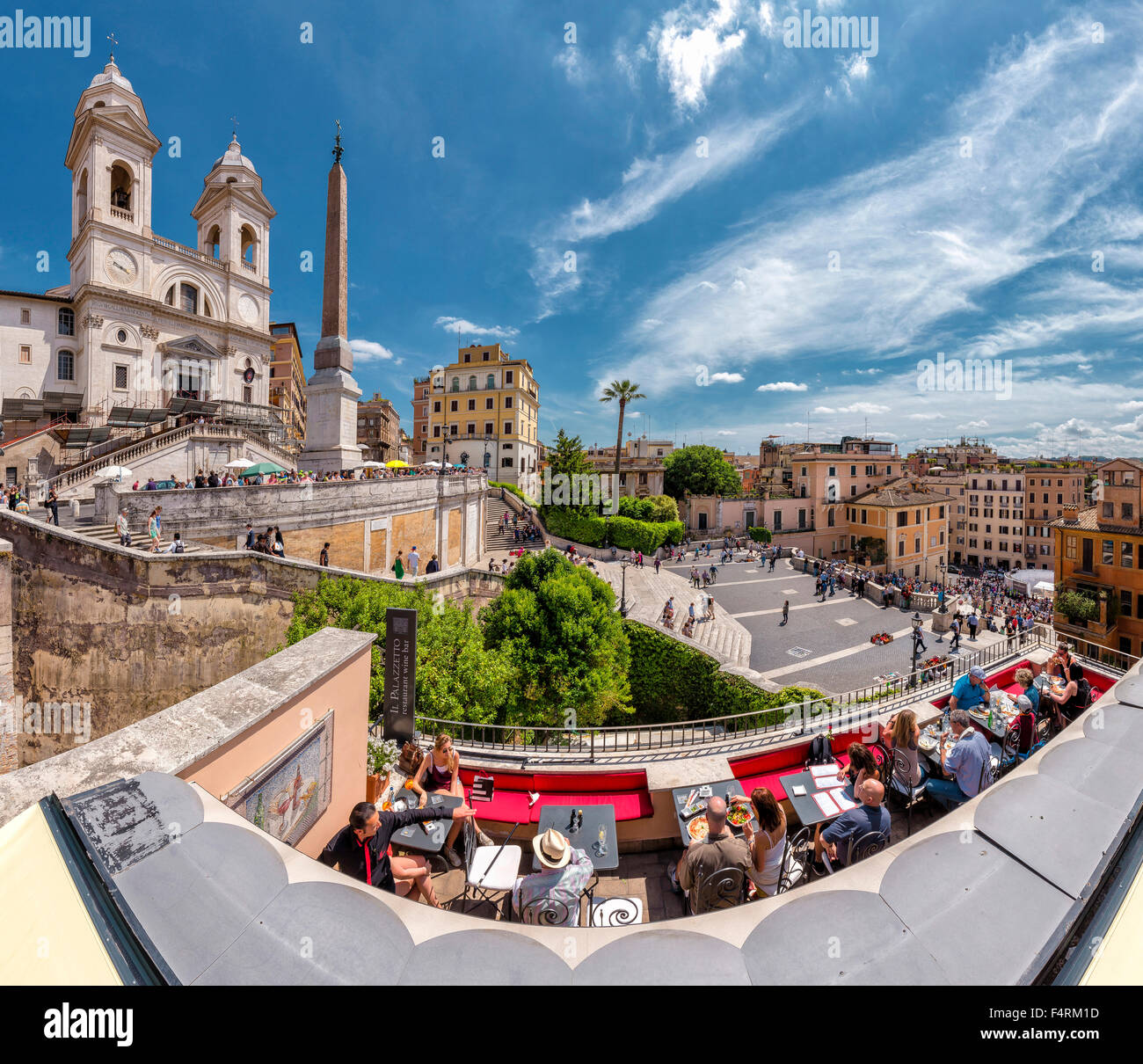 Rome steps spring hi-res stock photography and images - Alamy