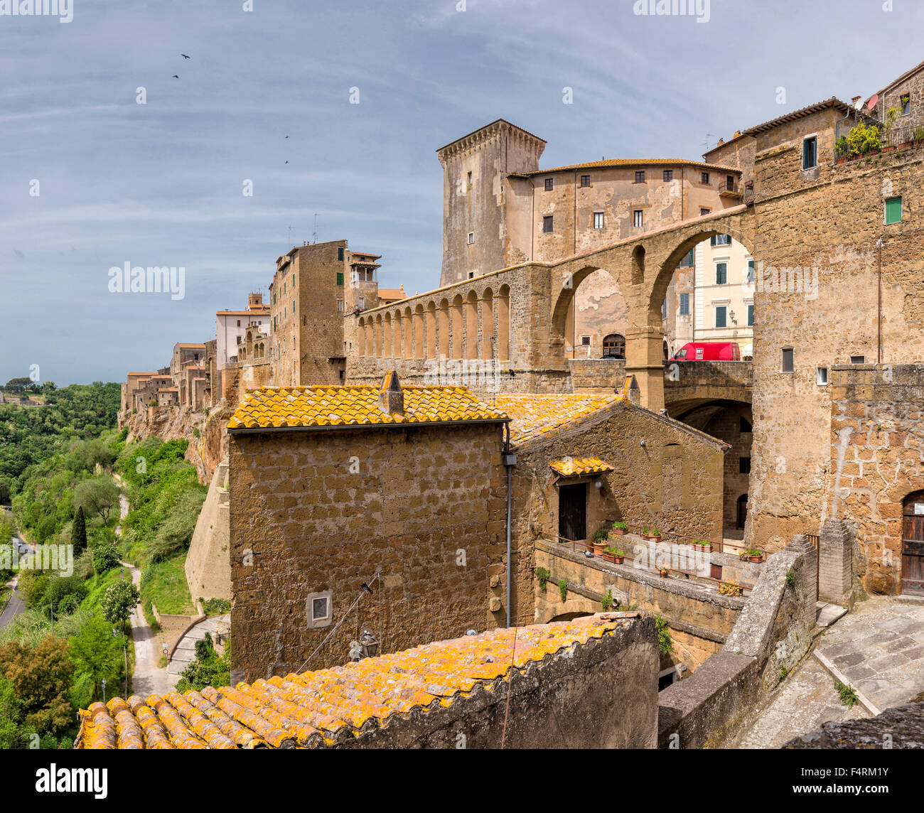 Italy, Europe, Toscana, Tuscany, Pitigliano, city, village, spring ...
