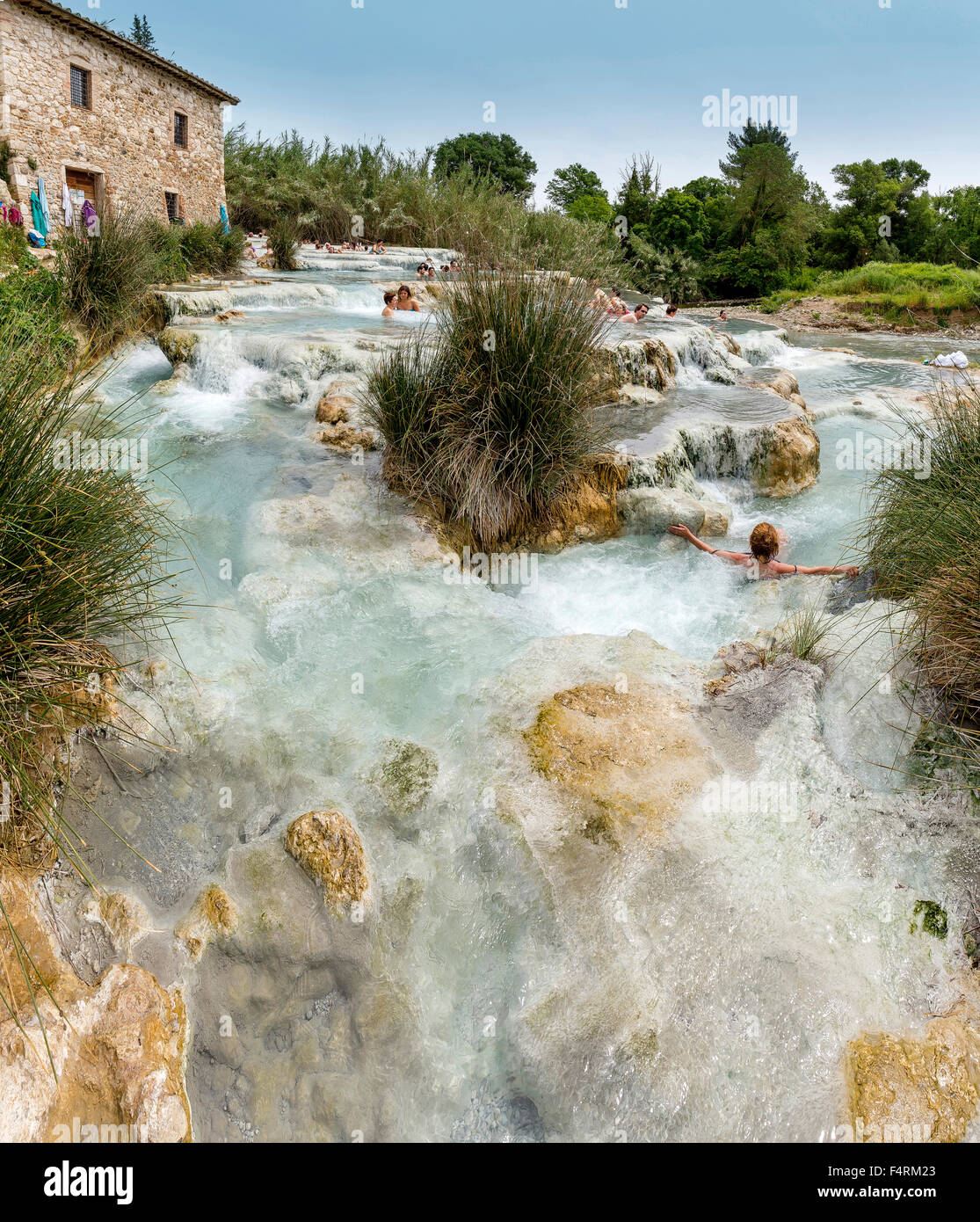 Italy, Europe, Toscana, Tuscany, Saturnia, landscape, water, spring ...