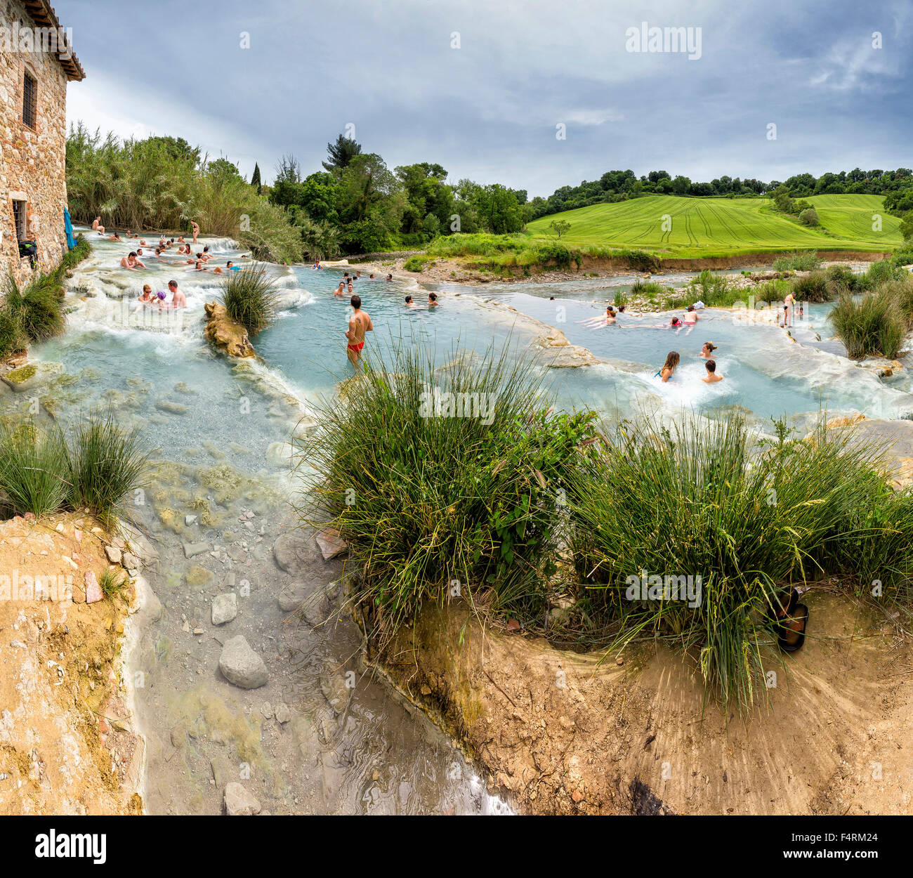 Italy, Europe, Toscana, Tuscany, Saturnia, landscape, water, spring ...