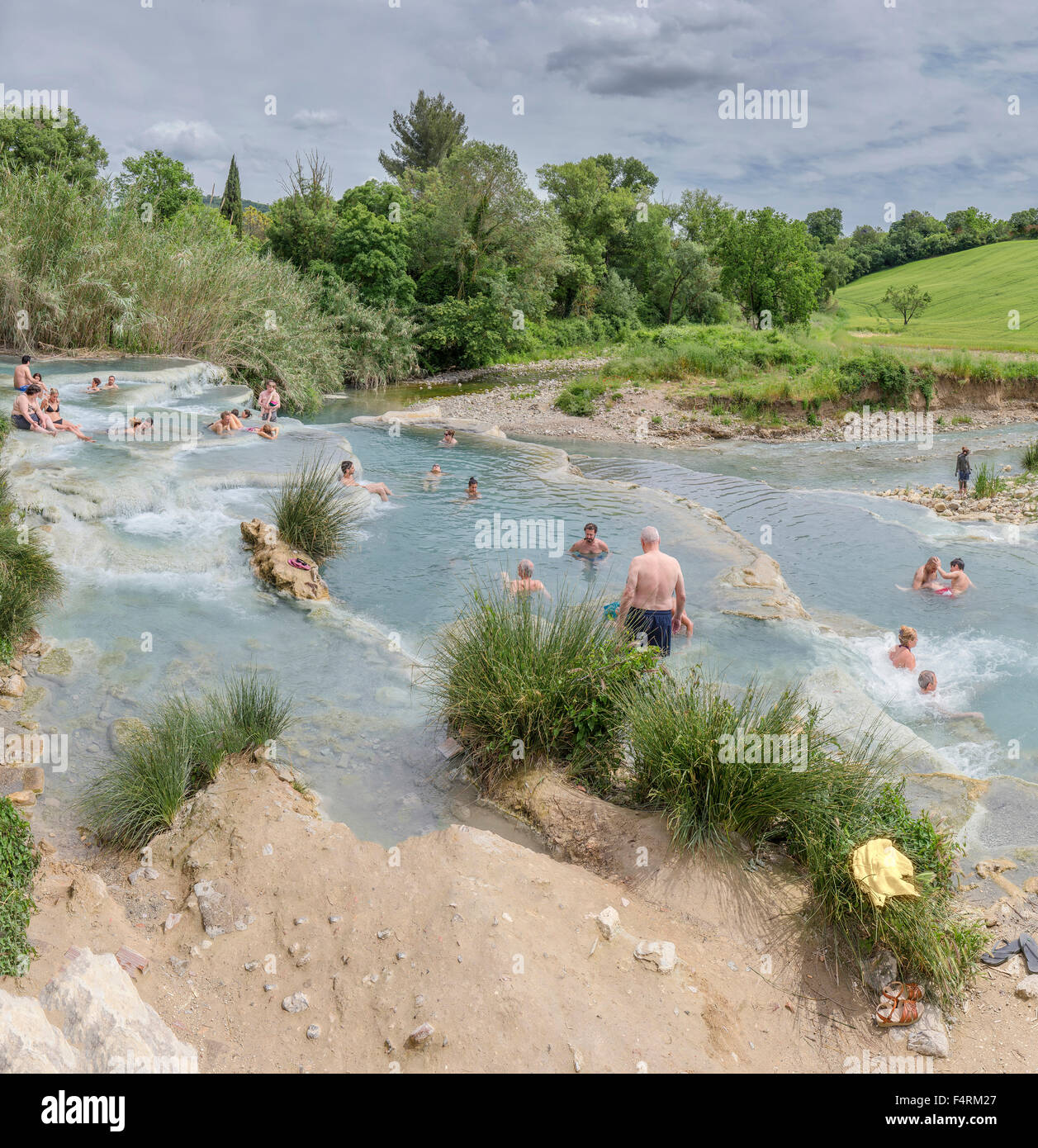Italy, Europe, Toscana, Tuscany, Saturnia, landscape, water, spring ...