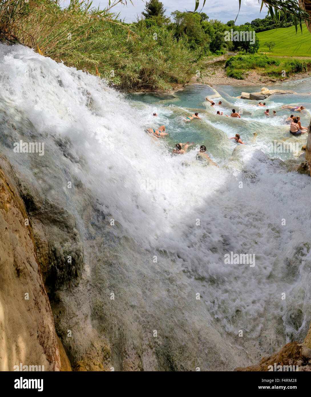 Italy, Europe, Toscana, Tuscany, Saturnia, landscape, water, spring ...