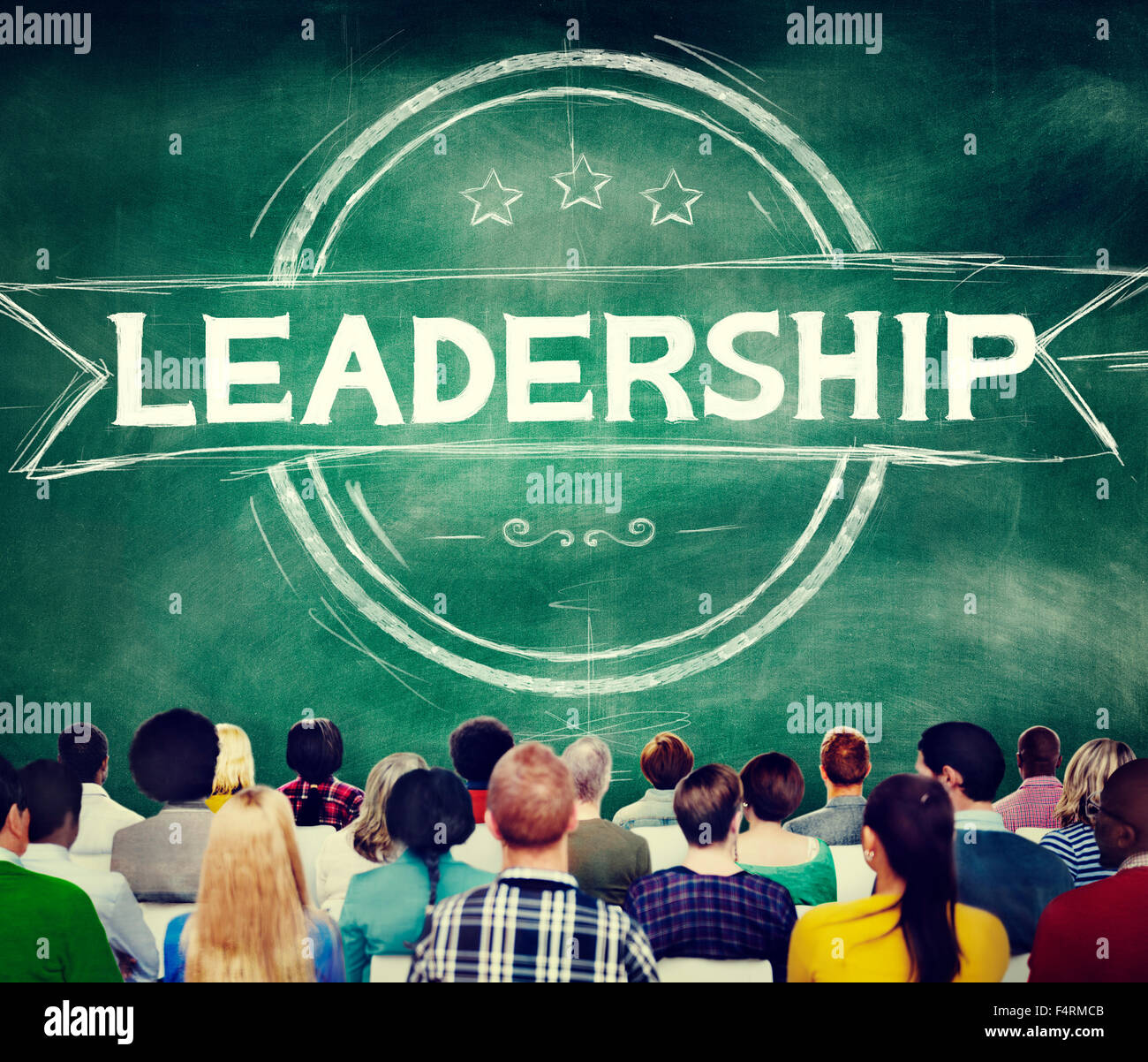 Leadership Leader Authoritarian Management Trainer Concept Stock Photo ...