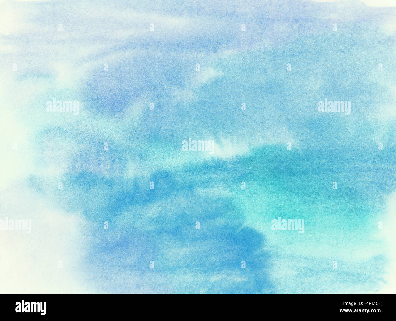 Abstract painted watercolor water, colorful spring, summer background ...