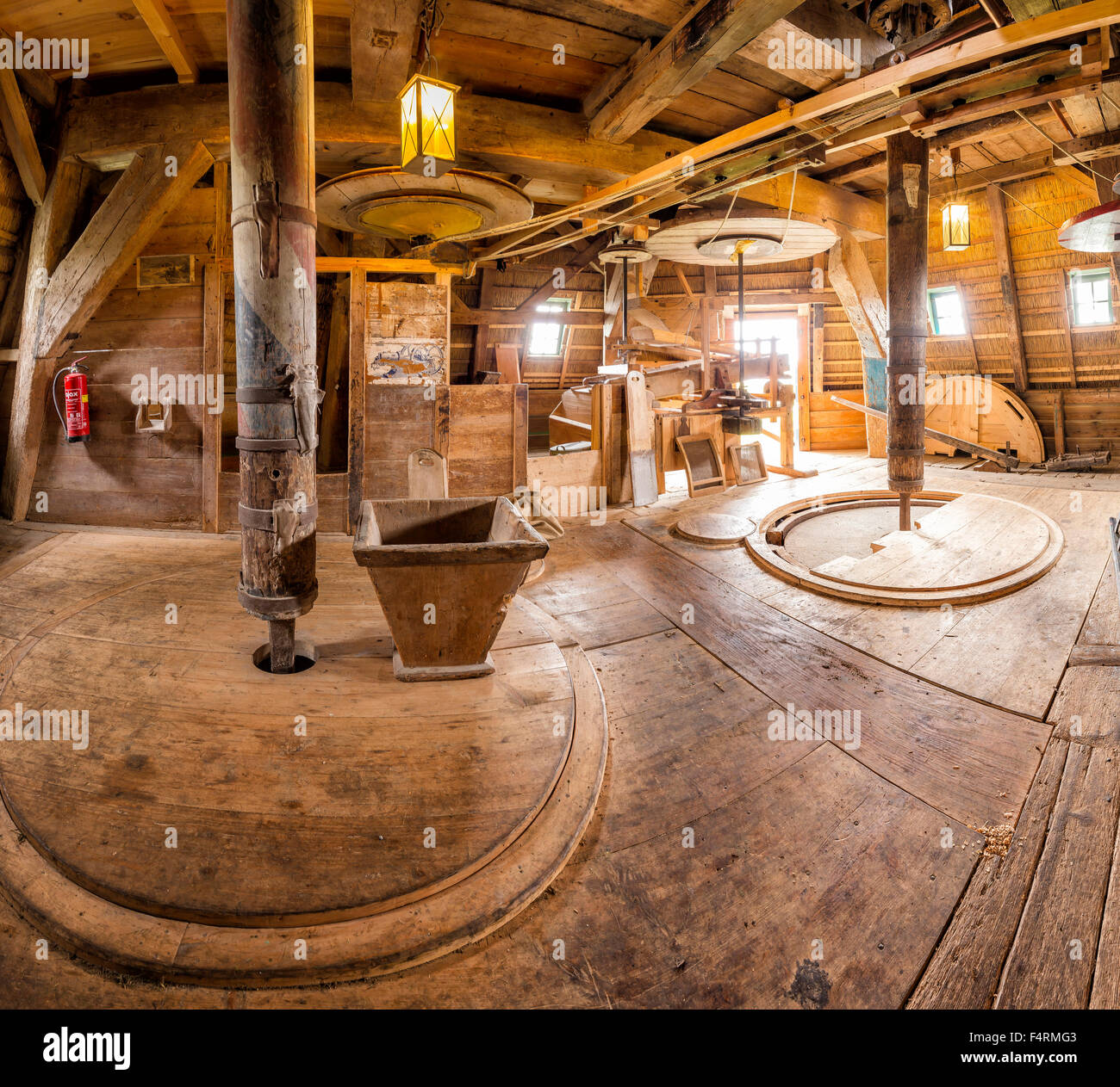 Windmill interior netherlands hi-res stock photography and images - Alamy