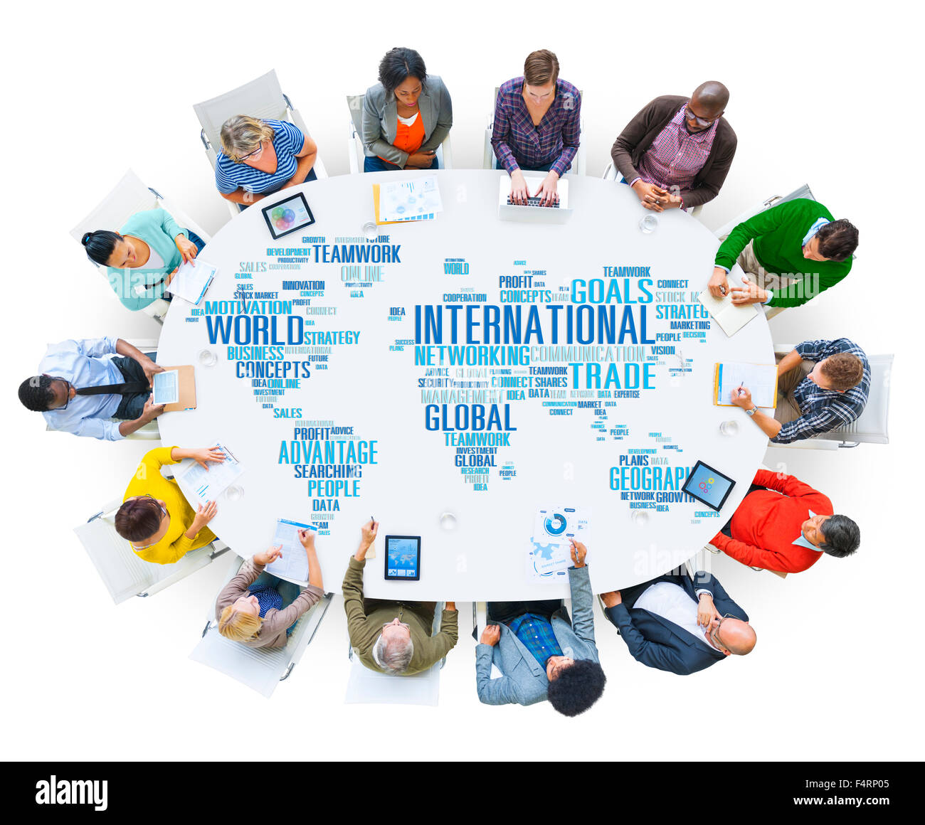 International World Global Network Globalization International Concept ...