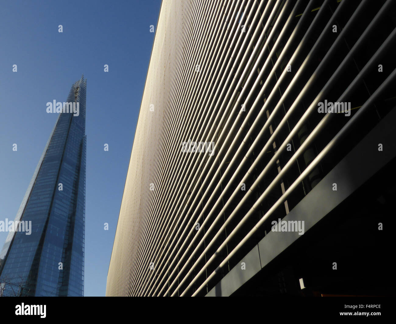 Great Britain, England, London, block of flats, high-rise building ...