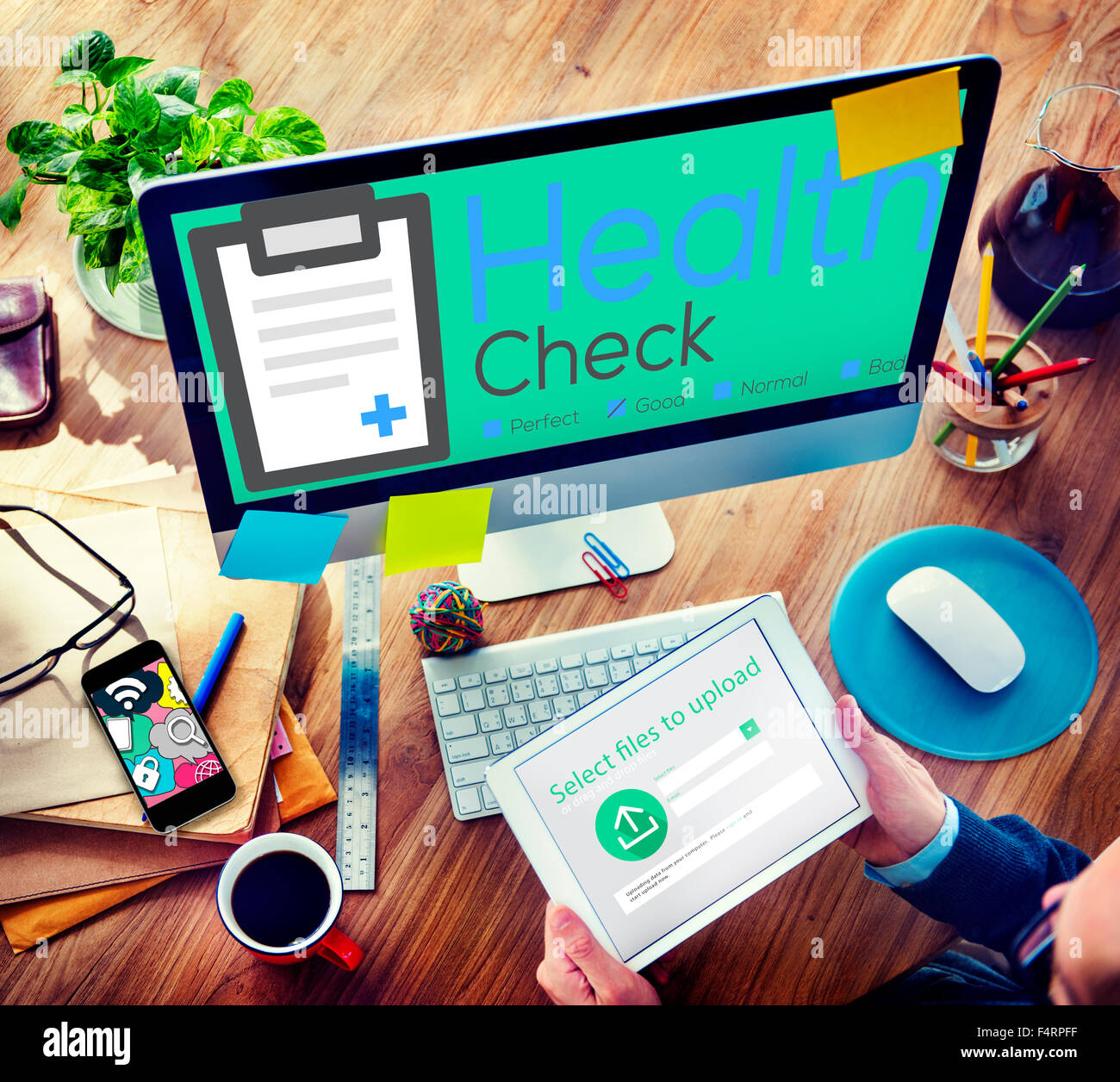 Health Check Insurance Check Up Check List Medical Concept Stock Photo ...