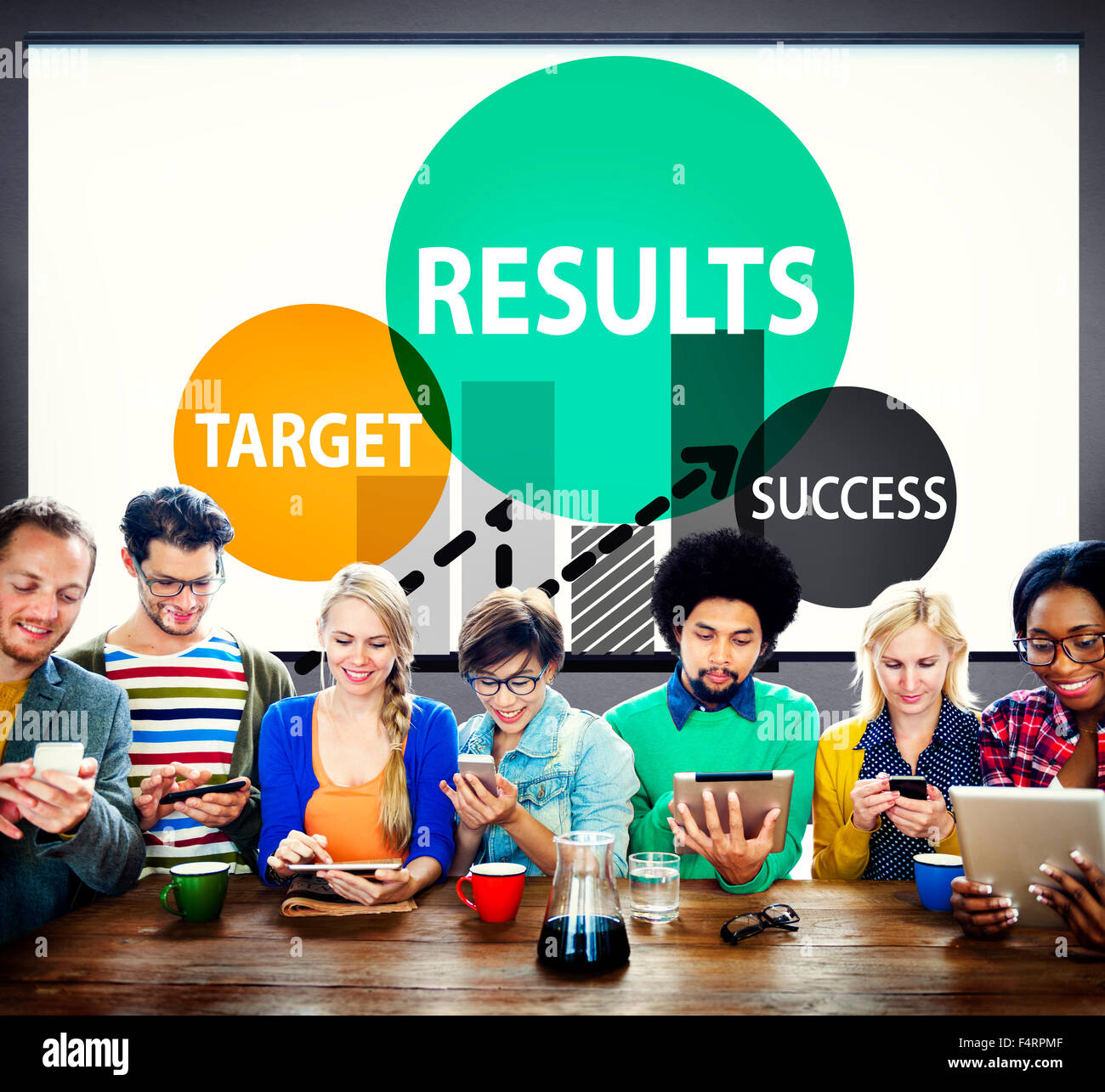 Results Target Success Planning Strategy Progress Concept Stock Photo ...