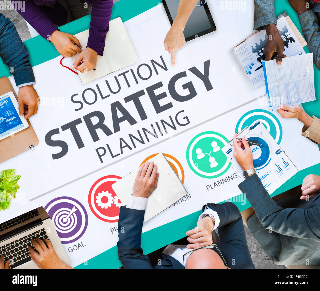Strategy Business Goals Solution Success Concept Stock Photo - Alamy
