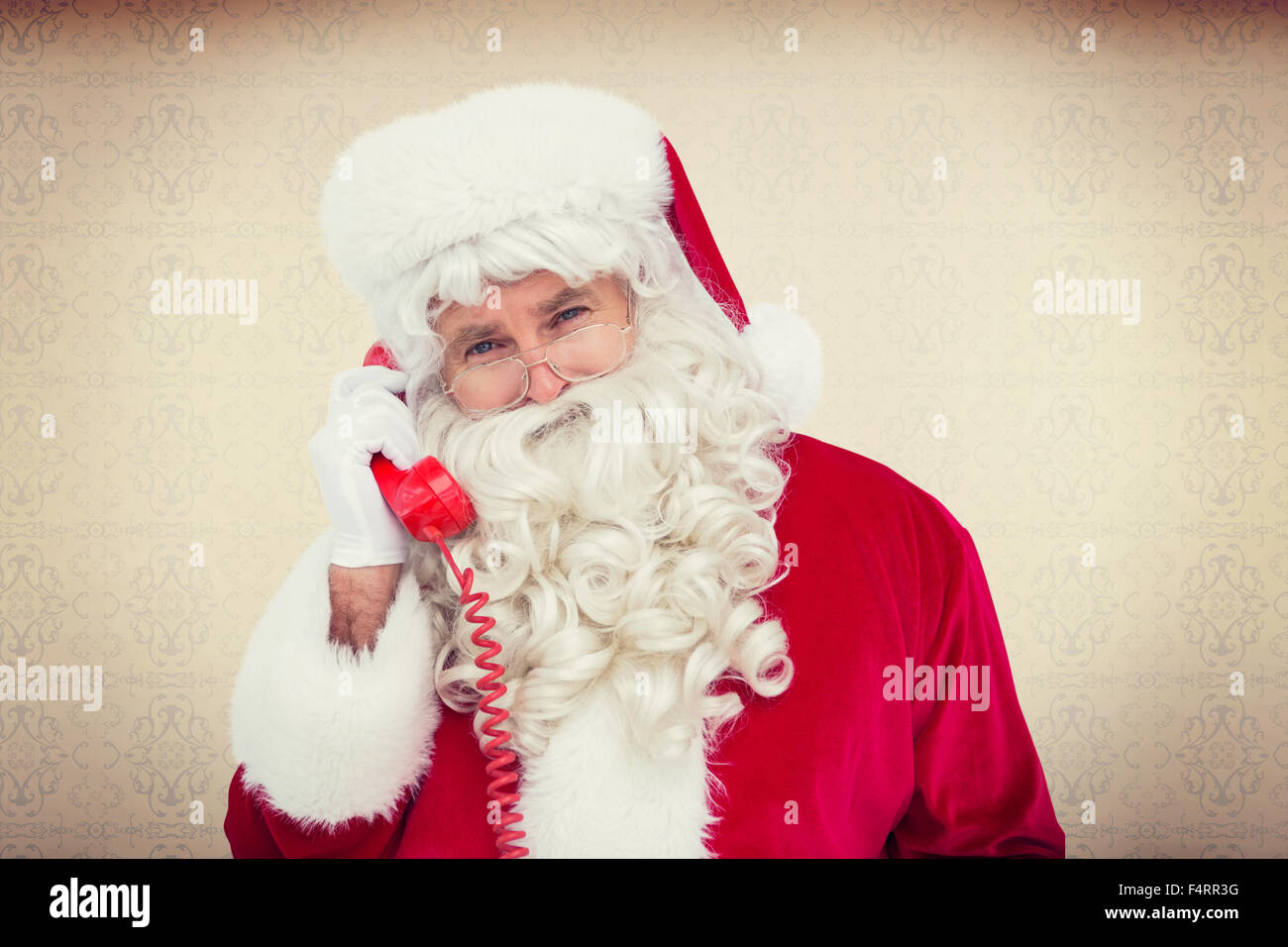 Santa claus computer call hi-res stock photography and images - Alamy