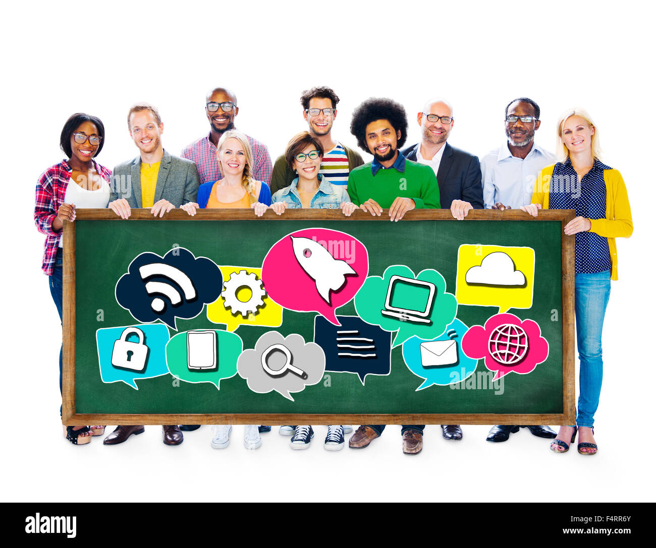 Media Communication Technology Latest Modern Concept Stock Photo - Alamy