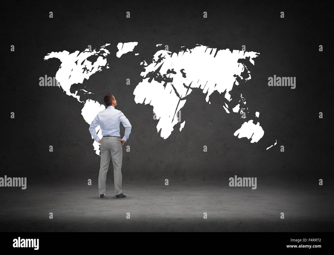 Person wall map hi-res stock photography and images - Alamy