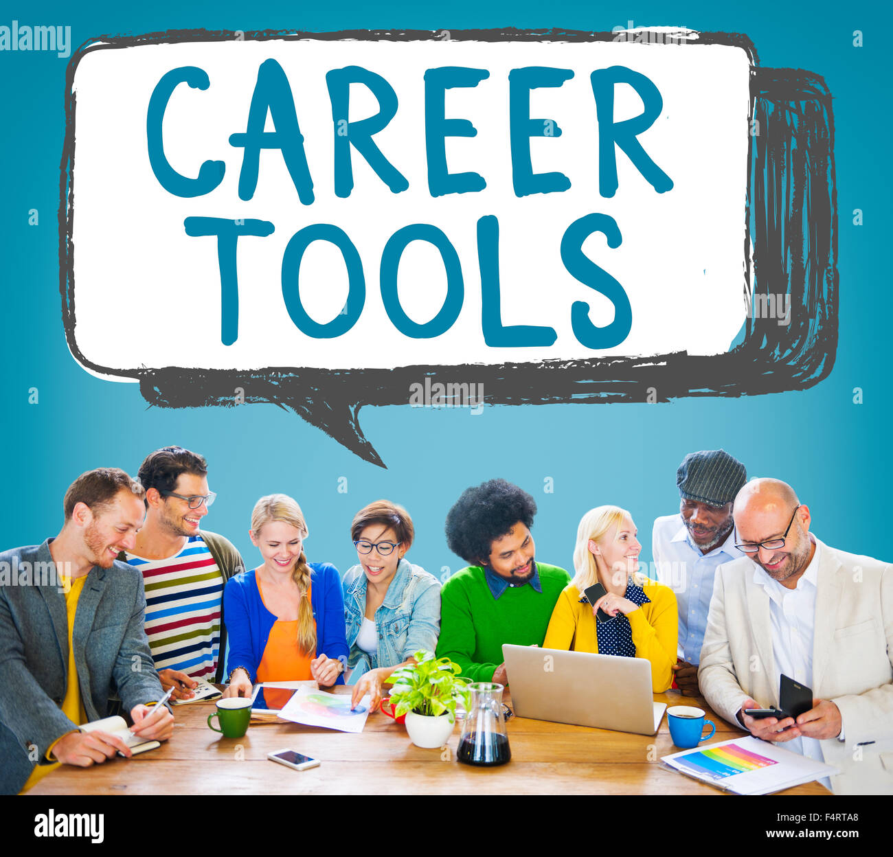 Career Tools Guidance Employment Hiring Concept Stock Photo - Alamy