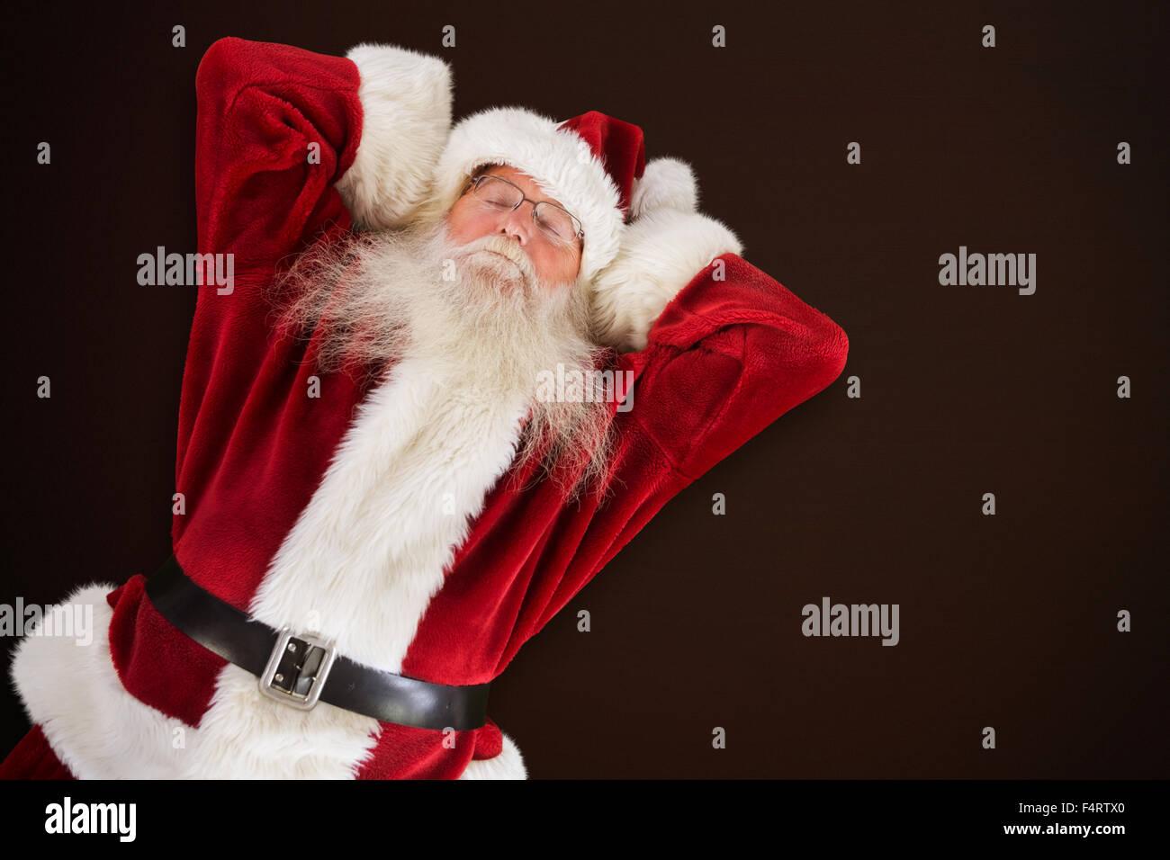 Santa asleep hi-res stock photography and images - Alamy