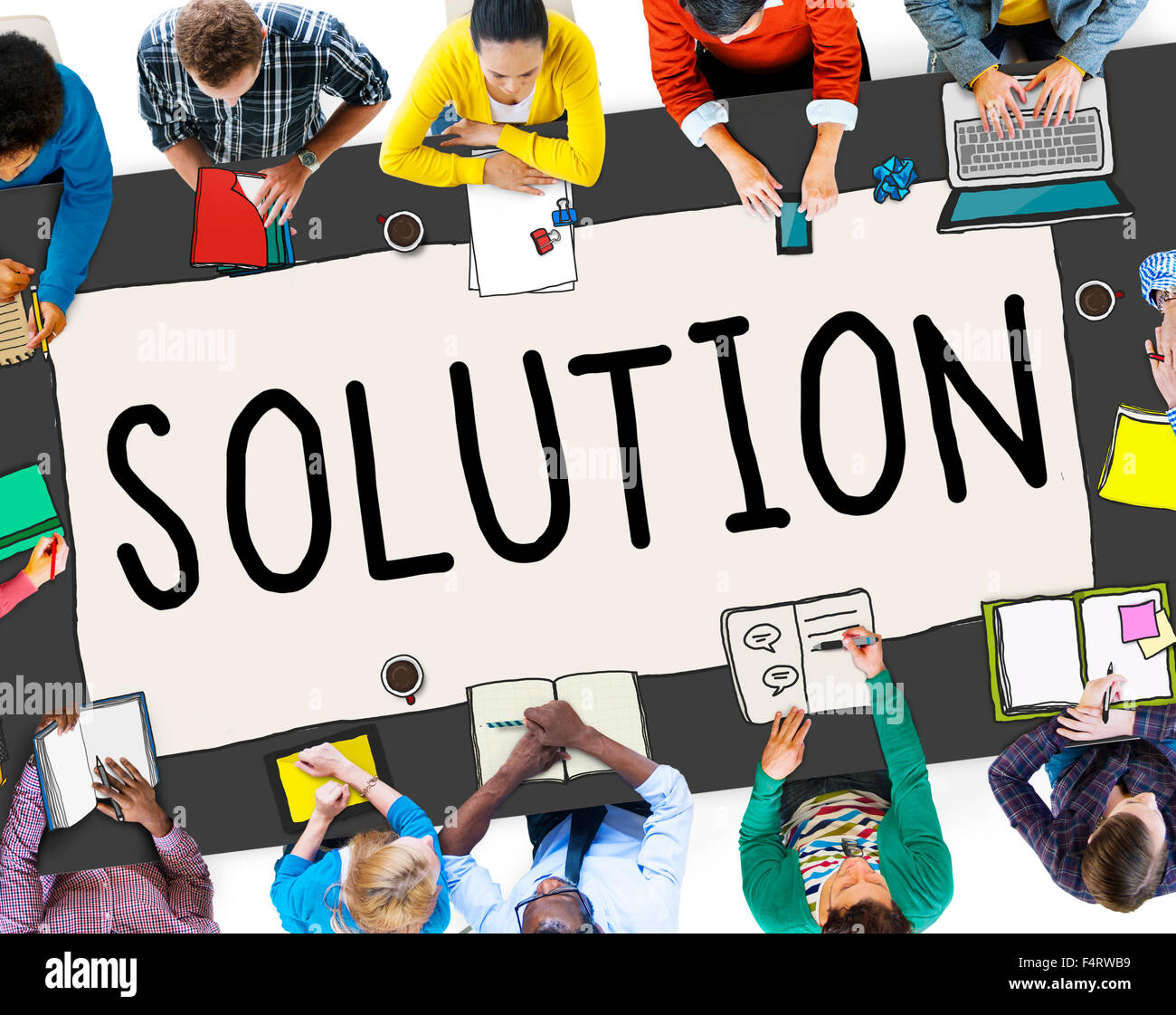 Solution Innovation Progress Strategy Decision Concept Stock Photo - Alamy