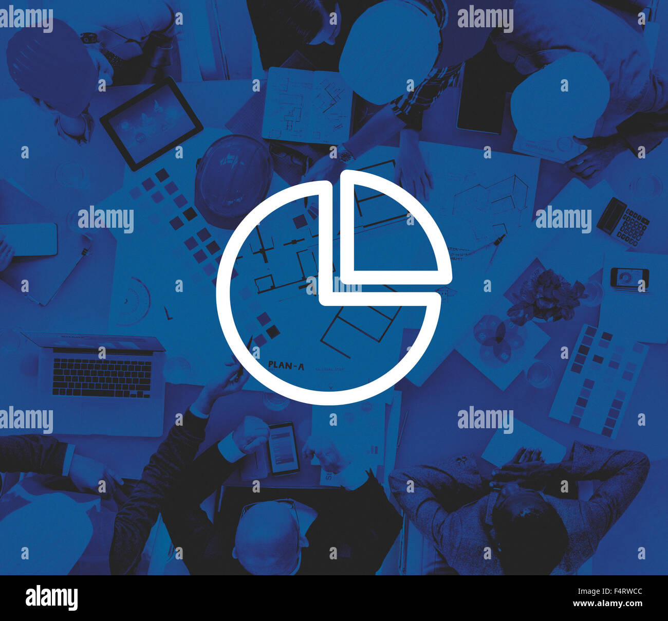 Market Share Business Graph Chart Competition Concept Stock Photo - Alamy