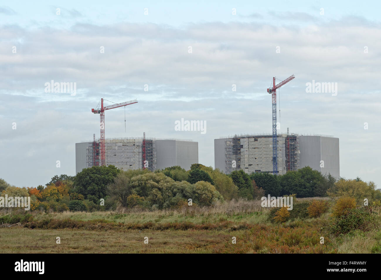The first new uk nuclear power station in a generation hi-res stock ...