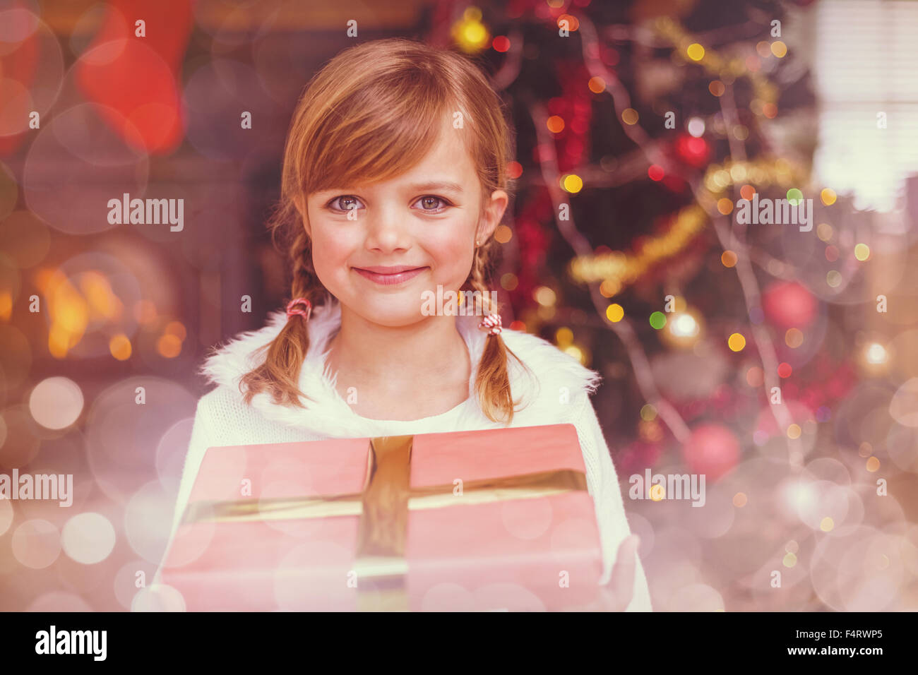 Composite image of glowing background Stock Photo - Alamy