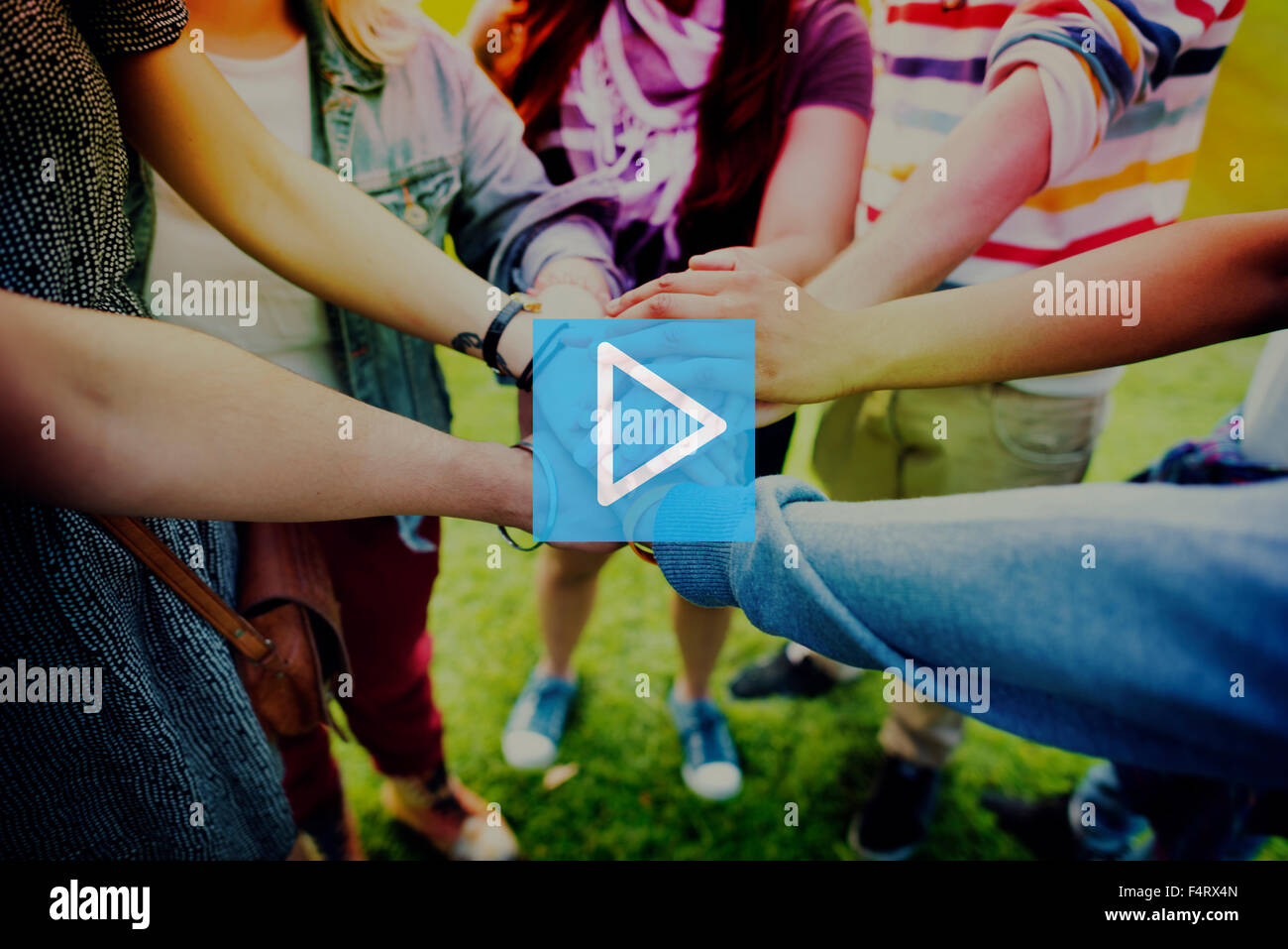 Play Start Button Multimedia Concept Stock Photo - Alamy